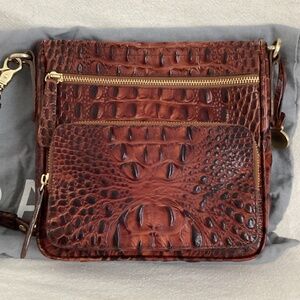 Brahmin | Bags | Brahmin Bag Melbourne Cleo Crossbody Croc Embossed ...